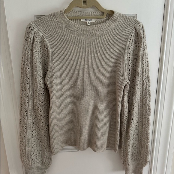 Splendid | Sweaters | Splendid Brand Phoebe Balloon Sleeve Sweater ...